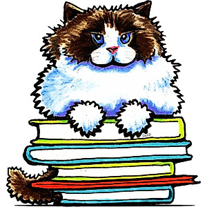 CafePress Ragdoll Cat Books Mugs Ceramic Coffee Mug, Tea Cup 11 oz