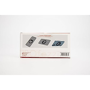 [2 Pack] Magnetic Ring Holder for Magsafe Phone: Metal Zinc Alloy 17pcs Magnets Finger Grip Stand Kickstand Work with Magnetic Car Mount for iPhone 14 13 12 Plus Max Mag Safe Case Accessories