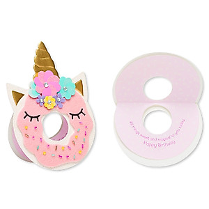 Papyrus Birthday Card Assortment, Rainbow Unicorns (4-Count)