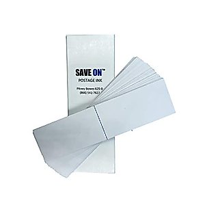 Save On Postage Ink Double Tape Strips – 625-0 Perforated Label Sheets For Printer - Genuine Compatible Postage Tape Strips For Sendpro C Auto, CSD3, DM300C, DM300i, DM300L Series (300 Tapes Per Box.)