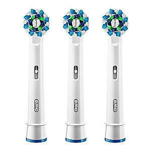 Oral-B Cross Action Electric Toothbrush Replacement Brush Heads Refill, 3 Count