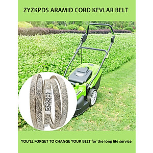ZYZKPDS 532405143 584453101 405143 Husqvarna AYP 7133156 Craftsman 21546607 Ariens Lawn Tractor Mower Deck Belt 1/2" x 106" with 46" Lawn Mower Kevlar Deck Belt