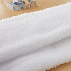 White Sherpa Fabric Bundle by Loops & Threads®
