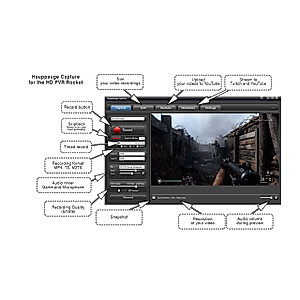 Hauppauge HD PVR Rocket Portable Stand Alone HD 1080p Video Game Recorder for Xbox One, Xbox 360, PS4, PS3 and PC Gaming Systems (1540)