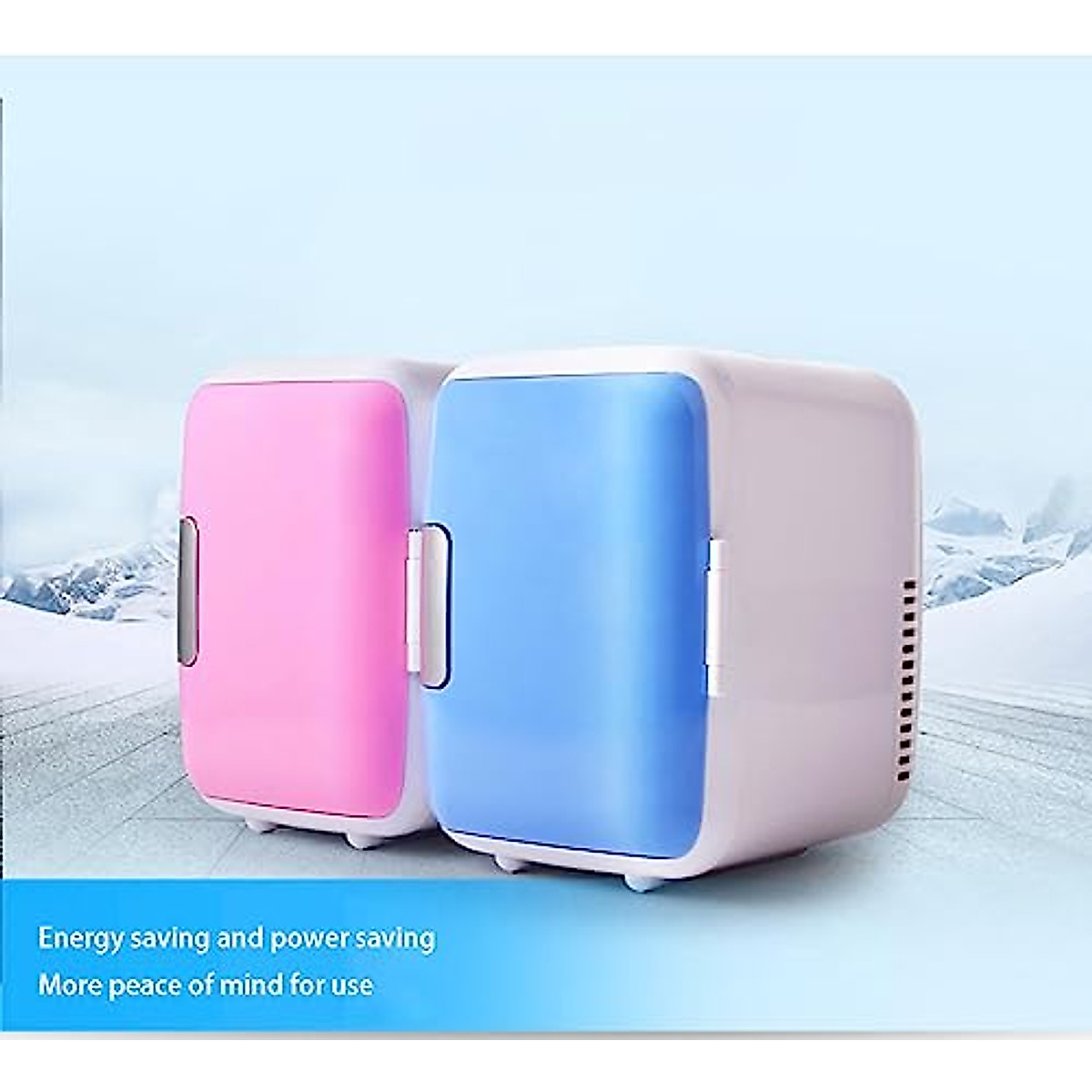KALWEL,Small Refrigerator,Mini Fridge,Mini Refridgerator,Mini Fridge For Car,Mini Fridge For Bedroom,Family Car Dual Use,Suitable For Long-Distance Self-Driving, Camping, Outdoor Activities