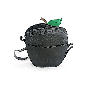 Sleepyville Critters Poisoned Apple Vinyl Crossbody Bag (Green)