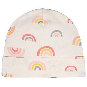 Gerber Baby Girls Cap and Mitten Sets Golden Floral 0-3 Months