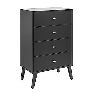 Prepac Milo 4-drawer Chest, Black