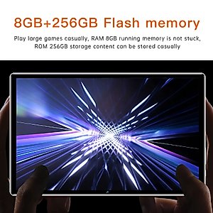 PA13 2 in 1 5G WiFi Tablet with Keyboard, 10.1 Inch FHD USB C Calling Tablet for Android12, 8GB RAM 256GB ROM, 7000mAh Octa Core PC Tablet with Front 5MP Rear 13MP Camera for Daily (US Plug)