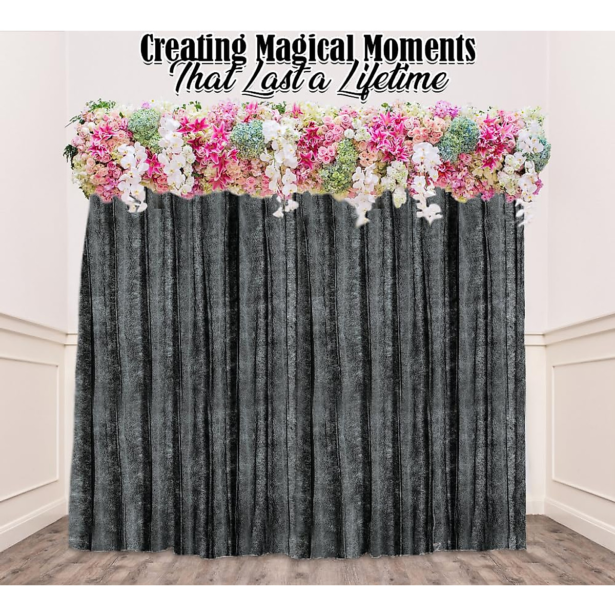 Black Gossamer Roll (100 feet Long x 3 feet Wide) Wedding and Party Decor