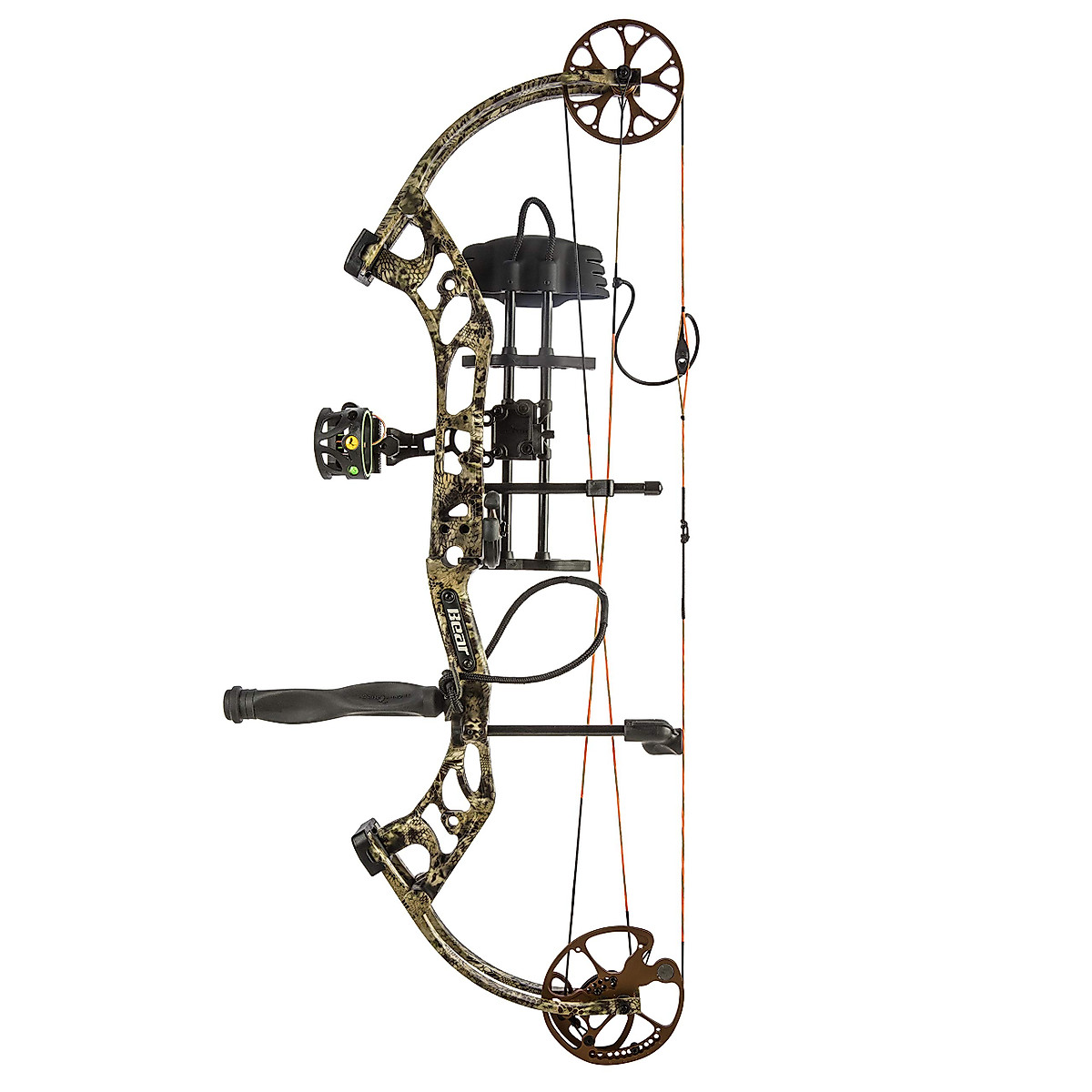 Trophy Ridge Blitz 6" Archery Bow Stabilizer with Wrist Sling and Leather Mount - Constructed of Noise and Vibration Dampening Rubber, Improved Bow Balance, Easy Installation, Rugged Durability, Black