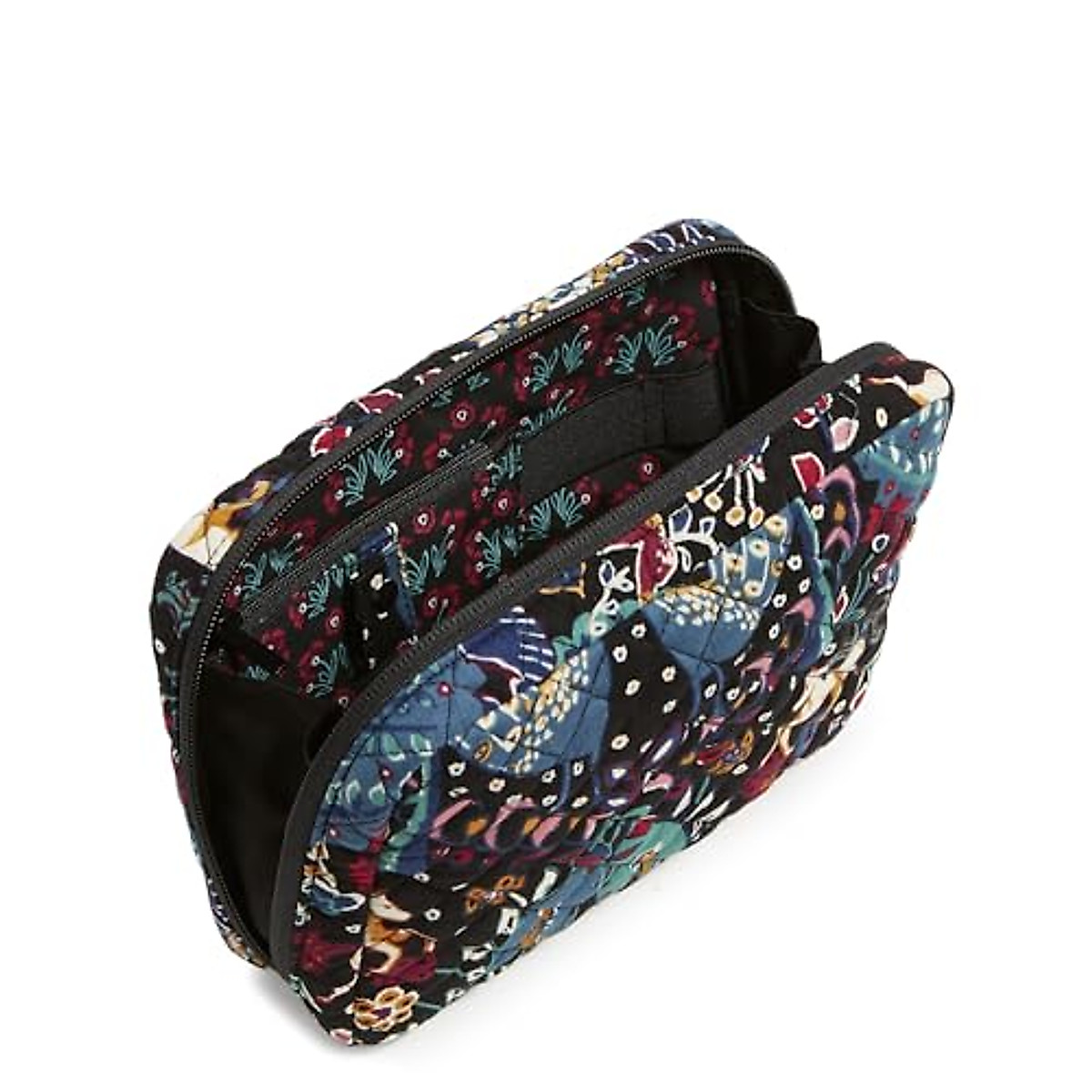 Vera Bradley Women's Cotton Cord Organizer, Perennials Noir, One Size