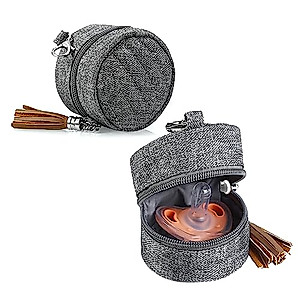 PandaEar Diaper Bag Backpack - Large Baby Diaper Bags with Pacifier Case - Waterproof Unisex Newborn Travel Backpack -Grey