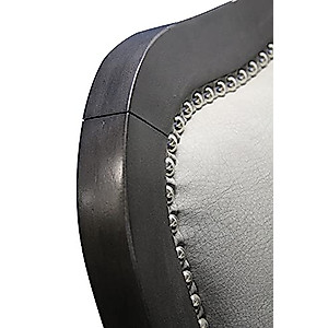 Sunset Trading Vegas Game and Dining Single Chair, Casters, Gray