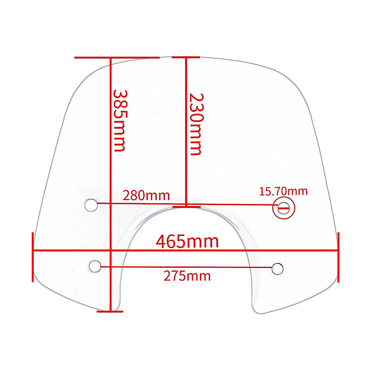 TAZGANTAX Motorcycle Windscreen Windshield Wind Deflector Protector Wind Screen compatible with Piaggio Ves-pa GT200 GTS250 GTS300 2018 2019 2021 2022 All year (Clear)