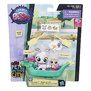 Littlest Pet Shop City Rides Bunny and Snail Boat