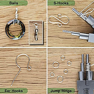 The Beadsmith Wire Bending Pliers - Consistently make up to 6 size loops & jump rings, 2-9mm - 5.75" long (160mm) - Polished Steel Head, Comfort Grip Handle, Tool for Jewelry Making