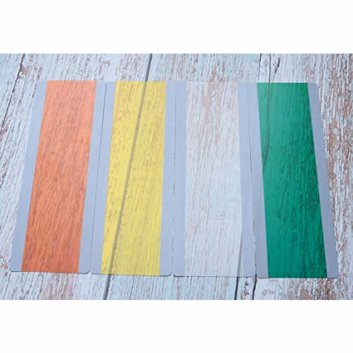 Ruwado 8 Pcs Guided Reading Strips Small Multi Color Overlay Highlight Bookmark Reading Guide Strips for Children Students Teachers Classroom School Read Assistant Supply (Large)