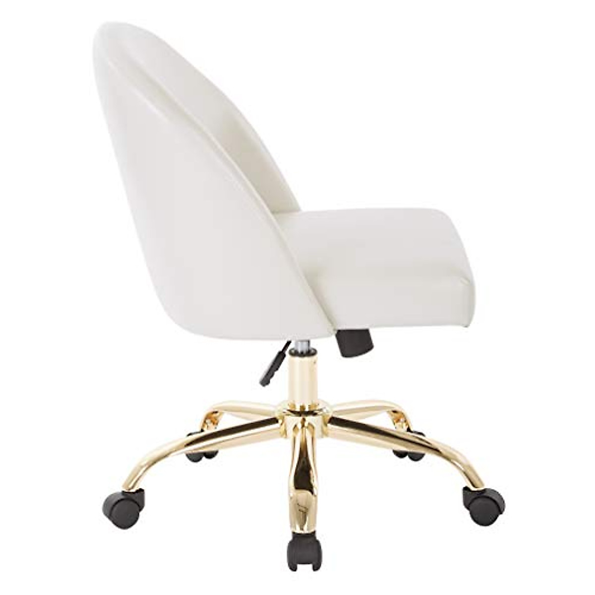 OSP Home Furnishings Layton Office Chair, Cream