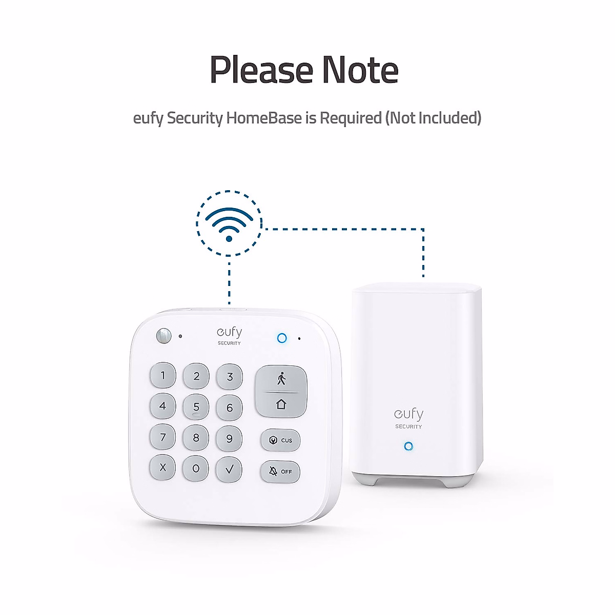 eufy Security Keypad, Home Security System, Home Alarm System, 180-Day Battery, Home & Away Security Modes, Link to eufyCam, eufy Video Doorbell, Optional 24/7 Protection Service