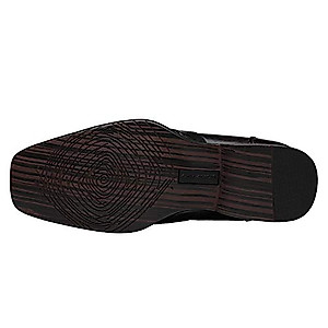 Bruno Marc Men's Giorgio-3 Black Leather Lined Dress Loafers Shoes - 8 M US