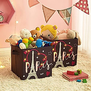 Heritage Kids Paris Light Up Storage Cube, Set of 2