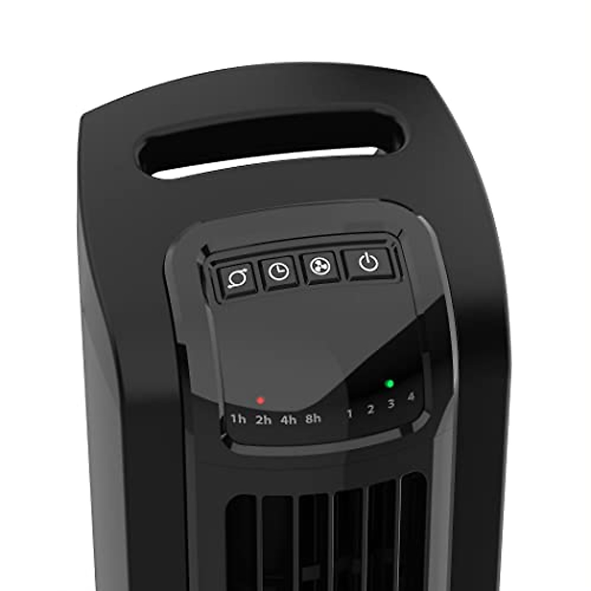 Lasko Oscillating Tower Fan, Remote Control, Timer, Dark Mode, 4 Speeds, for Bedroom, Living Room, and Office, 36”, Black, T36511, Large