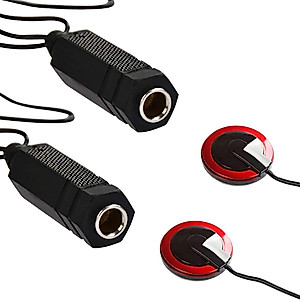 TIMESETL 5 Pcs Piezo Contact Microphone Pickups Self-Adhesive Instrument Pickups for Guitar, Violin, Viola, Cello, Banjo, Ukulele, Mandolin and More