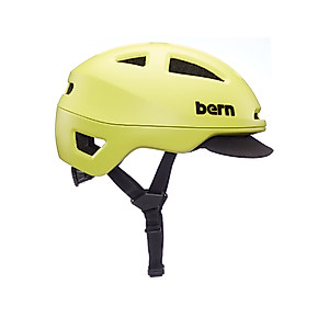 Bern Major Adult Bicycle Helmet, MIPS Rotational Impact Protection, Compass Dial-Adjusted Fit, MIPS Matte Lime, Large