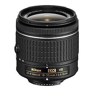 Nikon D3500 DSLR Camera Kit with 18-55mm VR Lens+ 64GB Memory + Back Pack Case + Tripod, Lenses, Filters, & More (28pc Bundle) (Renewed)