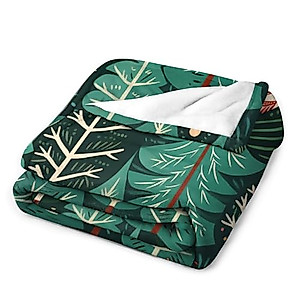 MaSiledy Blanket Birds Flying Through The Trees Fleece Throw Blanket Hello Winter Holiday Cozy Flannel Bed Blanket for Couch Sofa Bed for Adults Kids Boys Teens Gift for Adults and Children 70"x80"