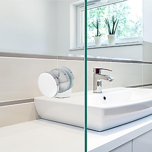 Alise Shower Glass Door Handle,Sliding Shower Doors Knob,One Sided Pull Hardware Replacement Parts for Bathroom Glass Doors,L9000 Solid SUS304 Stainless Steel Polished Chrome…