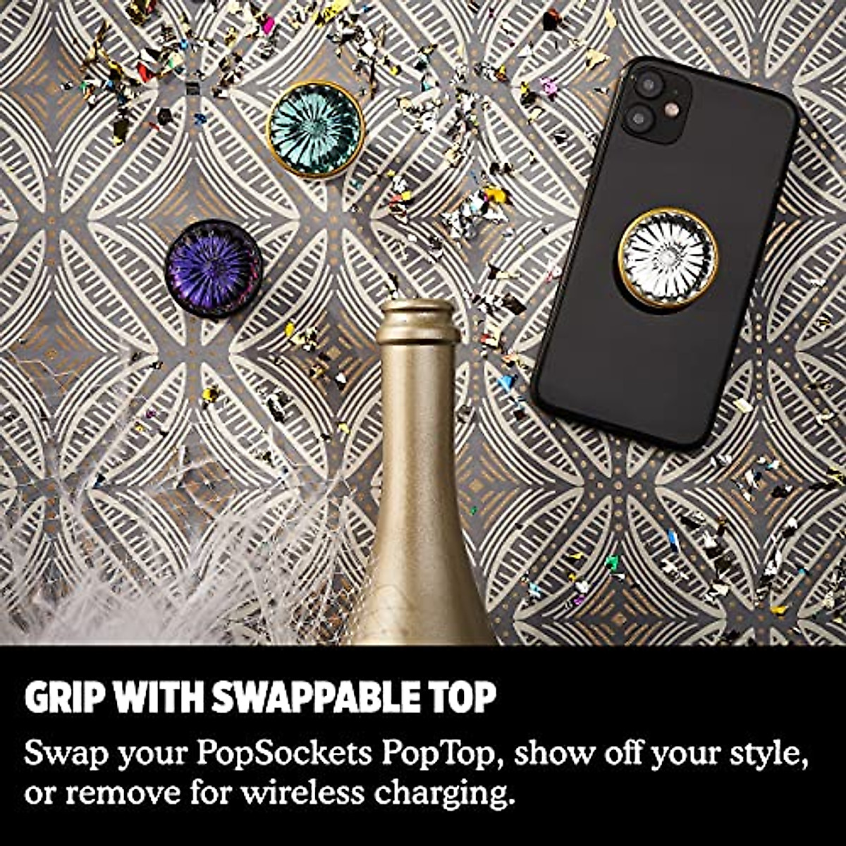 PopSockets Phone Grip with Expanding Kickstand, for Phone - Blue Skies