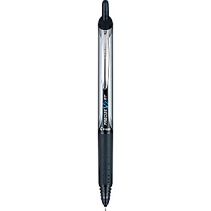 PILOT Pen 13616 Precise V7 RT Refillable & Retractable Liquid Ink Rolling Ball Pens, Fine Point (0.7mm) Black Ink, 6-Pack