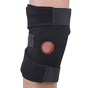 Knee Support Brace, Minor Knee Injury Protect Size Adjustable Unisex Moisture-wicking Knee Brace for Recovering for Knee Strain