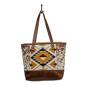 Myra Bag Western Leather Tote Bag for Women - Leone