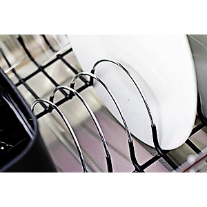 Neat-O Deluxe Chrome-Plated Steel Small Dish Drainers (Black)