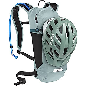 CamelBak Women's Lobo 9 Bike Hydration Pack - Helmet Carry - Magnetic Tube Trap- 70oz, Blue Haze/Black