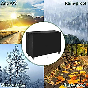 Prep Table Cover for 52 Inch Keter Unity XL, BeSkyer Portable Outdoor Table Storage Cabinet, Water-resistant and Heavy Duty, All Weather