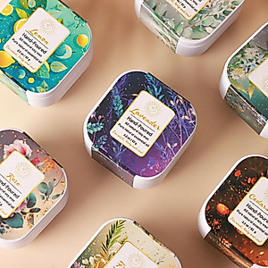 8PCS Square-Shaped Scented Candle Gift Set for Women, Organic Aromatherapy Soy Wax Jar Candles for Housewarming Gift, Unique Bulk Candles for Home Scented, Relaxing Gift, Birthday, Christmas