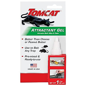 Tomcat Attractant Gel, Attracts Mice and Rats, Great Alternative to Cheese or Peanut Butter, 1 oz.