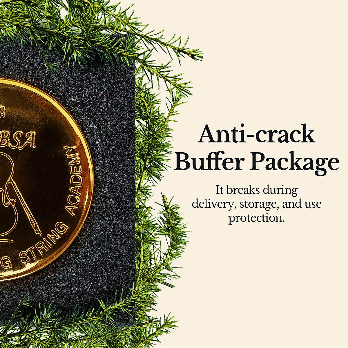 MABSA ROSIN Premium Grade Instrument Rosins for Violin, Viola, and Cello Bows - Excellent Grip - Natural Rosin for Musicians - Dark Green, Full Cake