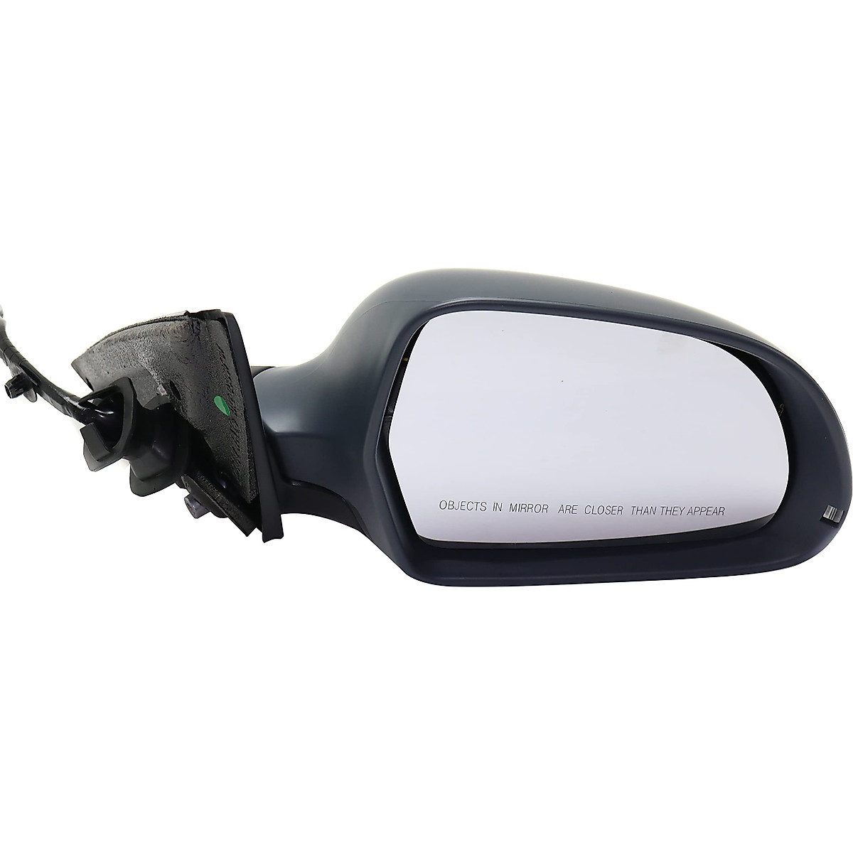 Kool Vue Driver & Passenger Side Power Heated Mirrors for Audi A4 Quattro A4 2009 With Signal Light; Without Memory Paintable Sedan & Wagon