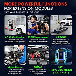 LAUNCH X431 lMMO Plus, K*y Pr0gramming Tool with X-PROG3 (Valued $800),Advanced of lMMO Elite, ECU Coding, 39+ Services, Full Systems, 2 Yrs Update