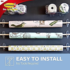 Command 17093CLRES Large Clear Strips Hook