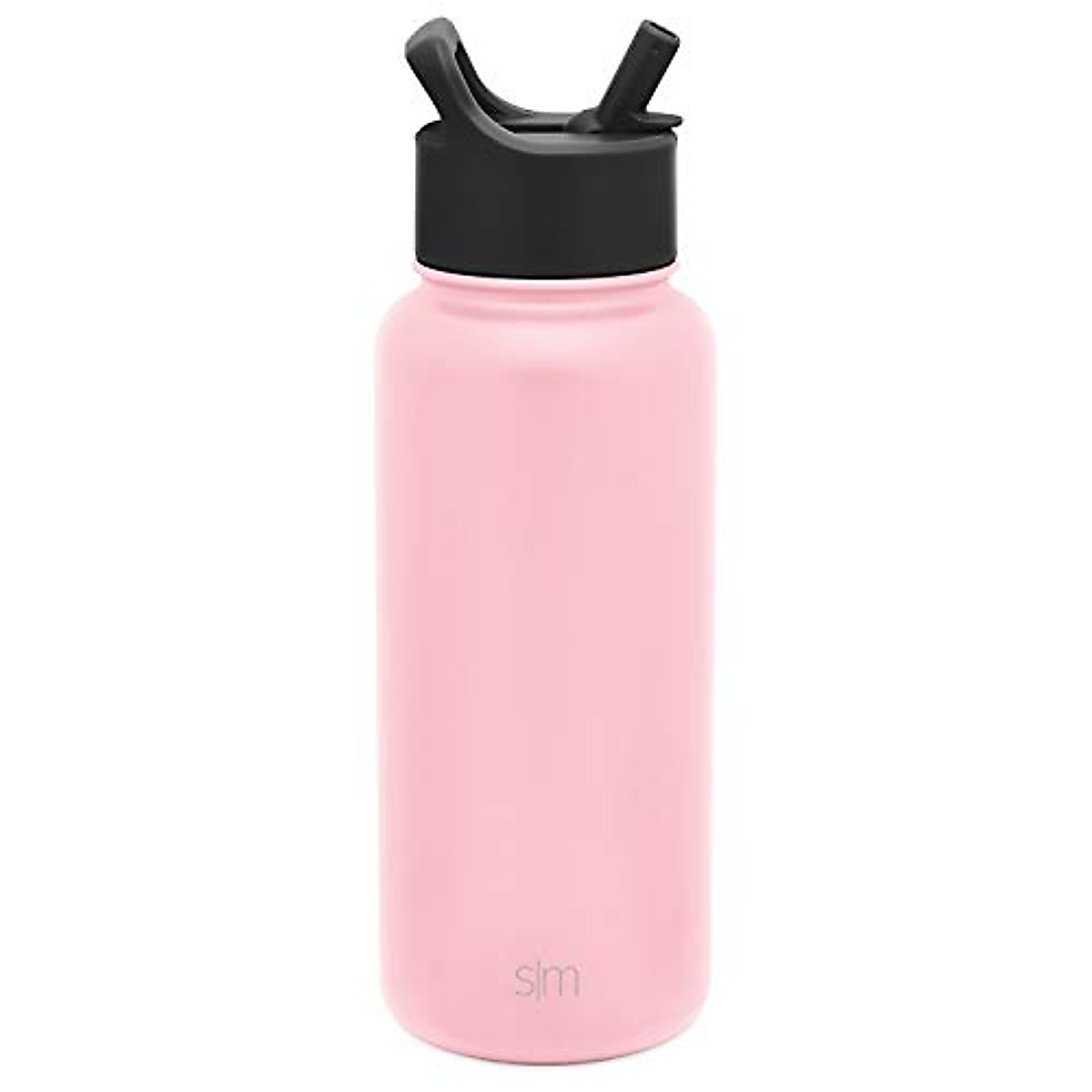 Simple Modern Water Bottle with Straw Lid Vacuum Insulated Stainless Steel Metal Thermos Bottles | Reusable Leak Proof BPA-Free Flask for Gym, Travel, Sports | Summit Collection | 32oz, Blush