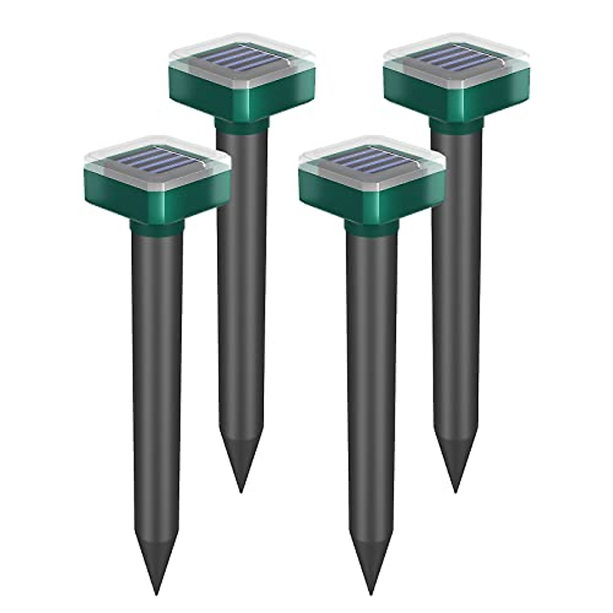 CETRIP 4 Pack Ultrasonic Snake Repellent Outdoor, Snake Repellent for Yard Powerful, Snake Away Repellent, Snake Repellent Pet Safe,Outdoor Solar Snake Away Repellent