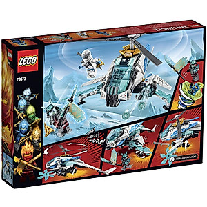 LEGO NINJAGO ShuriCopter 70673 Kids Toy Helicopter Building Set with Ninja Minifigures and Toy Ninja Weapons (361 Pieces)