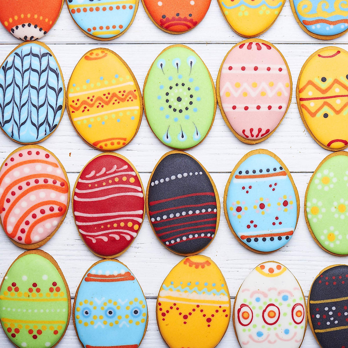 Bonropin Large 4PCS Bunny Rabbit Cookie Cutters Set With Bunny,Carrot,Large Egg,Middle Egg.