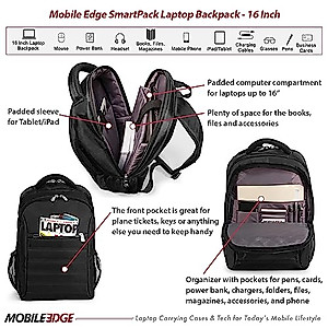 Mobile Edge - SmartPack - 16"/17" Mac - Black